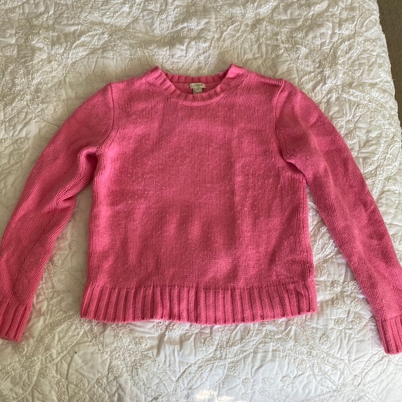 J. Crew | Sweaters | Hot Pink Jcrew Sweater | Poshmark